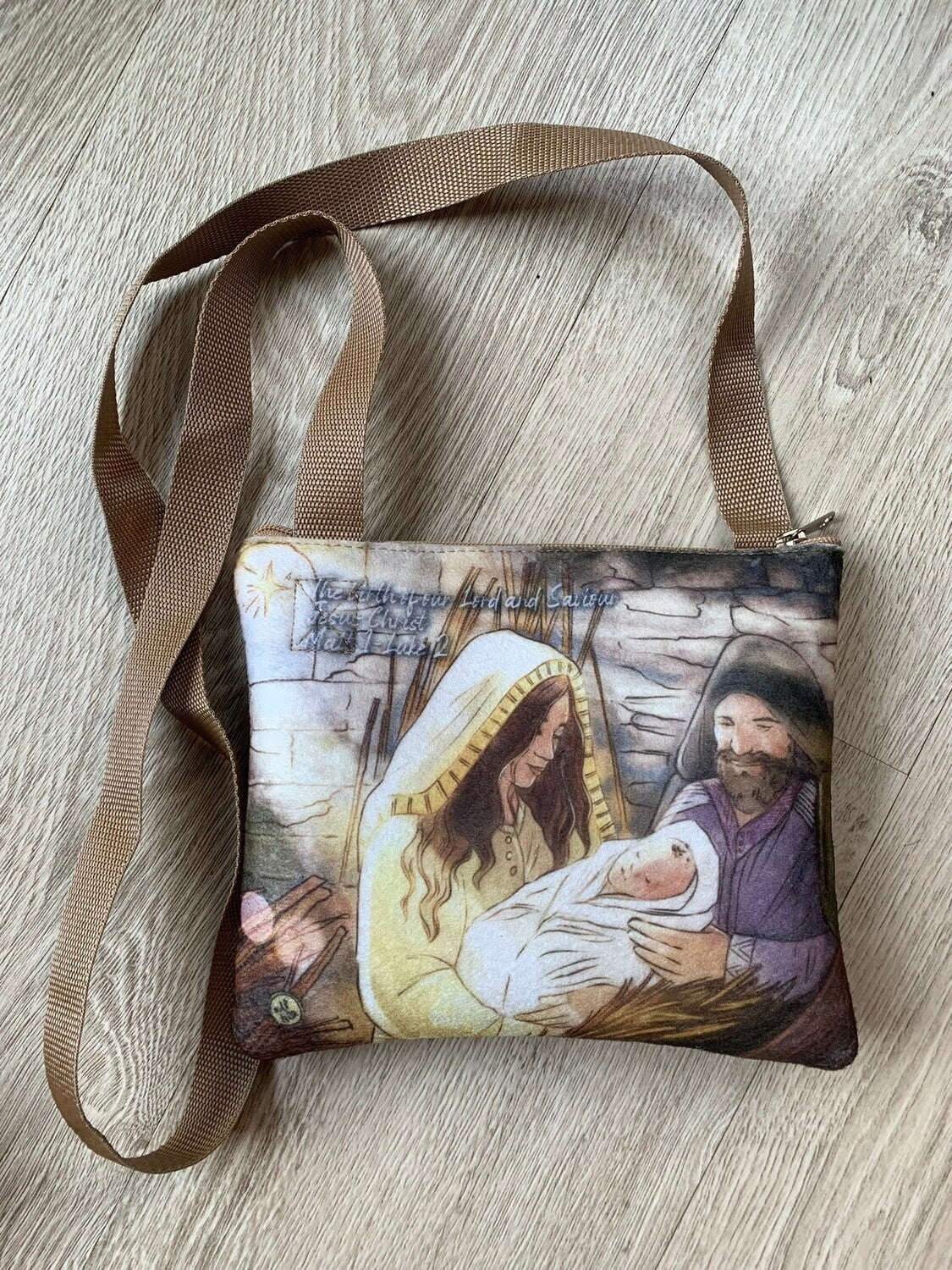 Jesus se geboorte Slingersak/The birth of Jesus Sling Bag – Annebelle